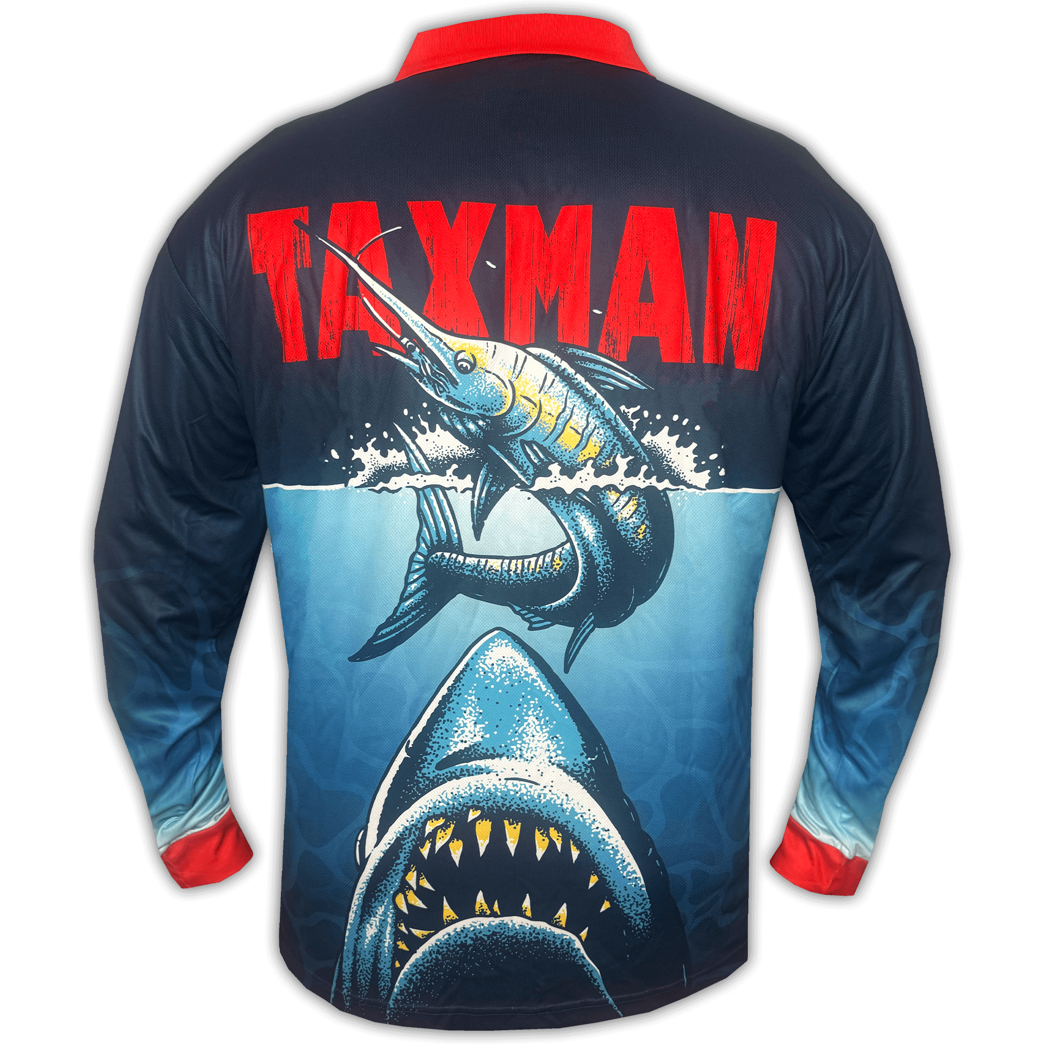 Taxman X Jaws Fishing Jersey - Long Sleeve Fishing Shirt – FTTM